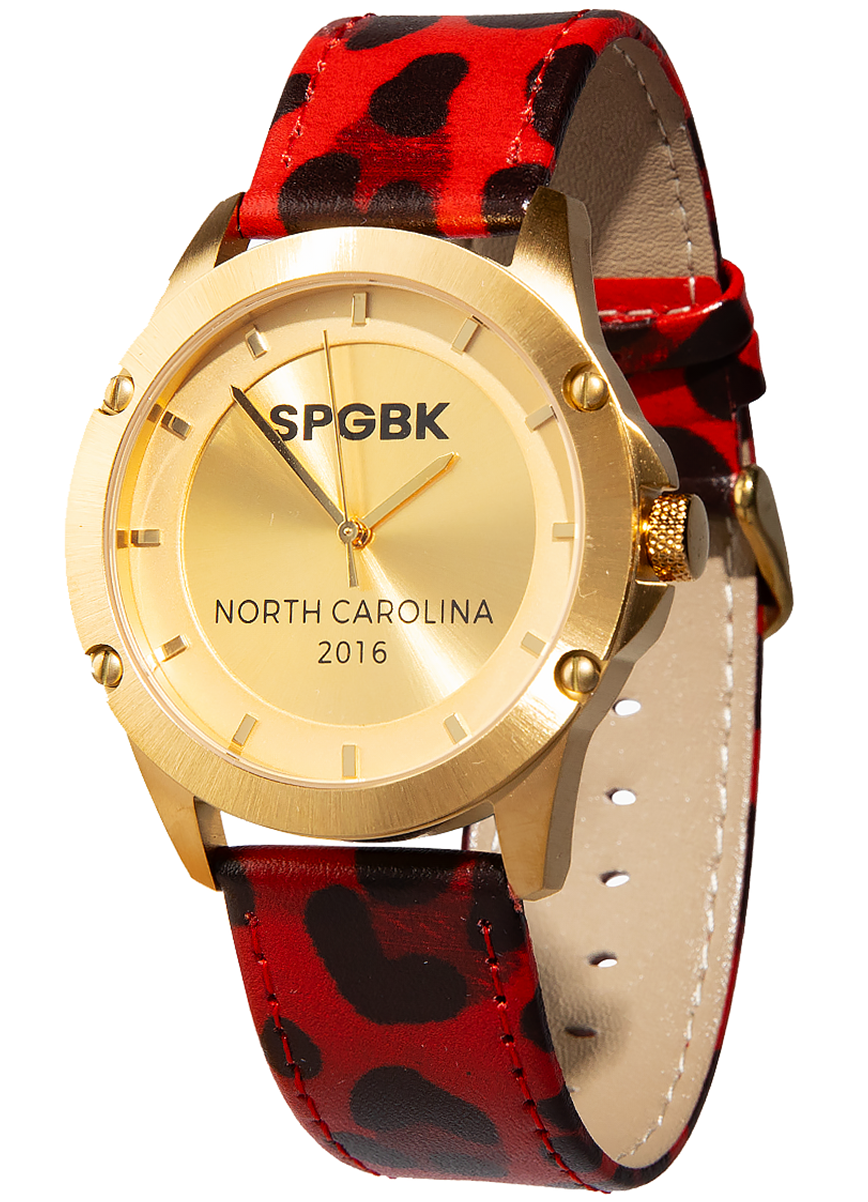 The Manchester (Red Leopard Band) – Springbreak Watches